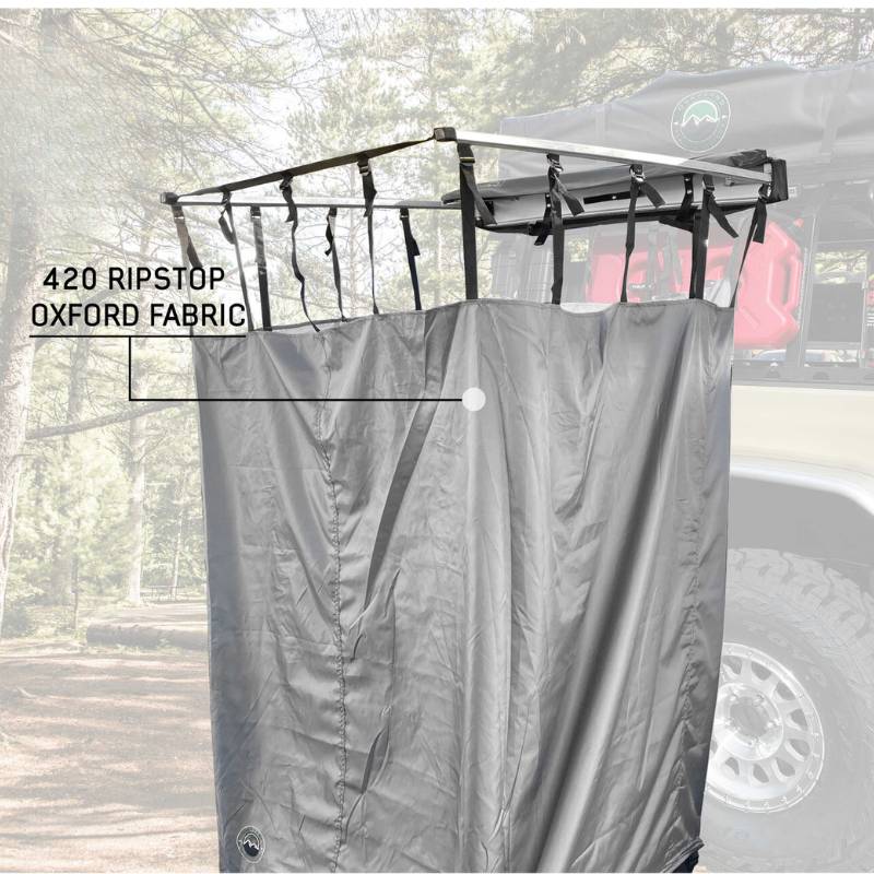 Overland Vehicle Systems HD Nomadic Car-Side Shower Room